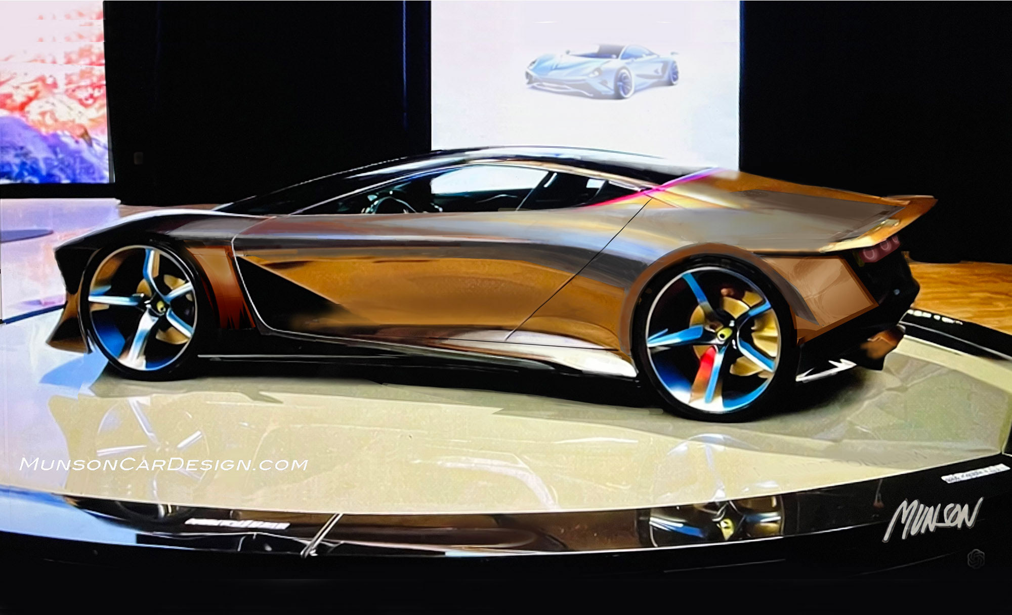 Camaro Electric AI Video - MunsonCarDesign.com
